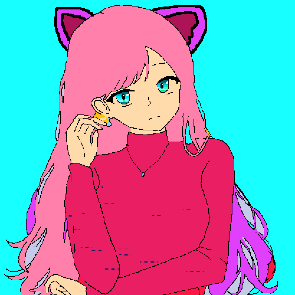 Editing First time cat ears - Free online pixel art drawing tool - Pixilart