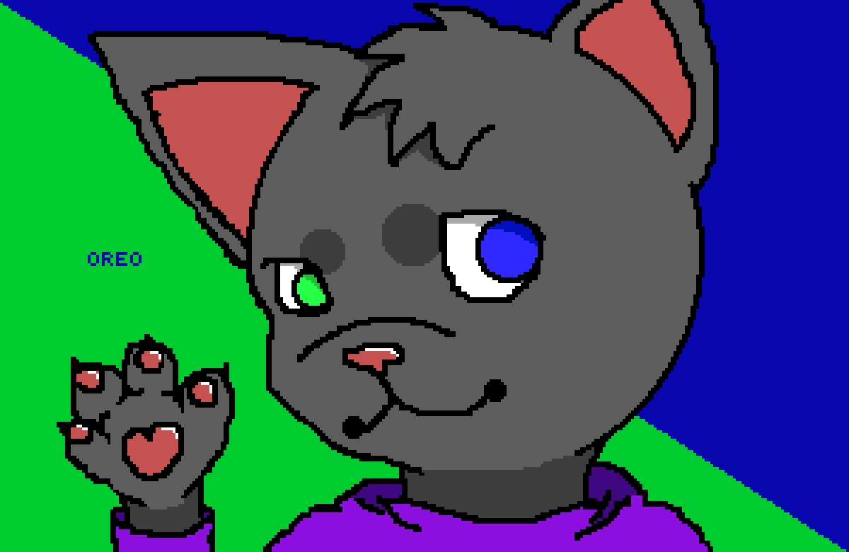 Pixilart - Oreo the Cat by ShadowFoxGames