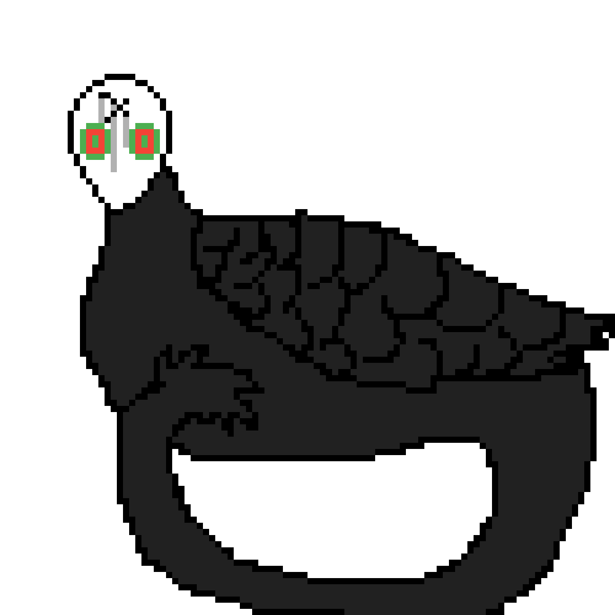 Pixilart - cursed bird by Wehnbot00