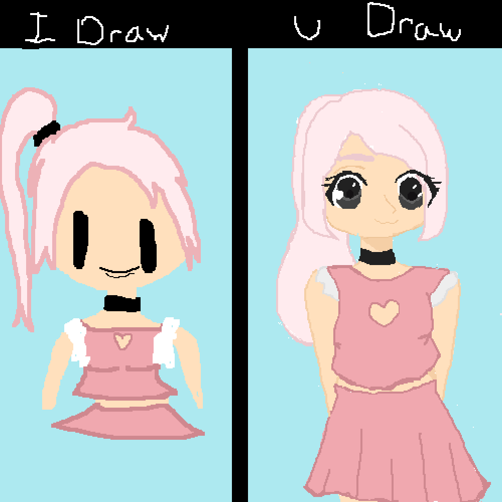 Pixilart - i draw you draw collab by stalebaguette