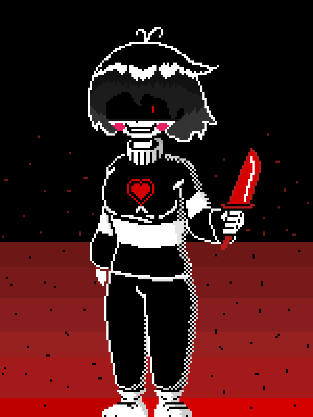 Pixilart - Chara LOFTU phase 2 by Shadow-Gaster