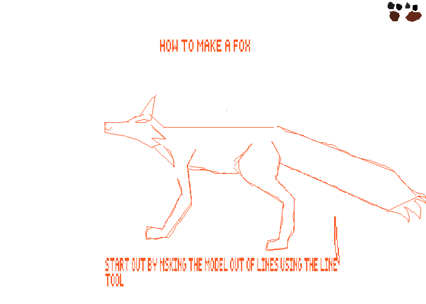 Pixilart - How to make a fox by madisaurus