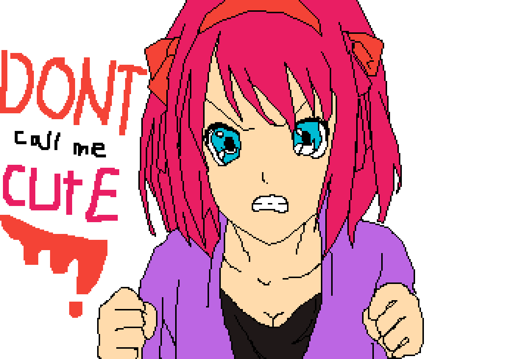 Pixilart - dont call me cute by ilovewomen