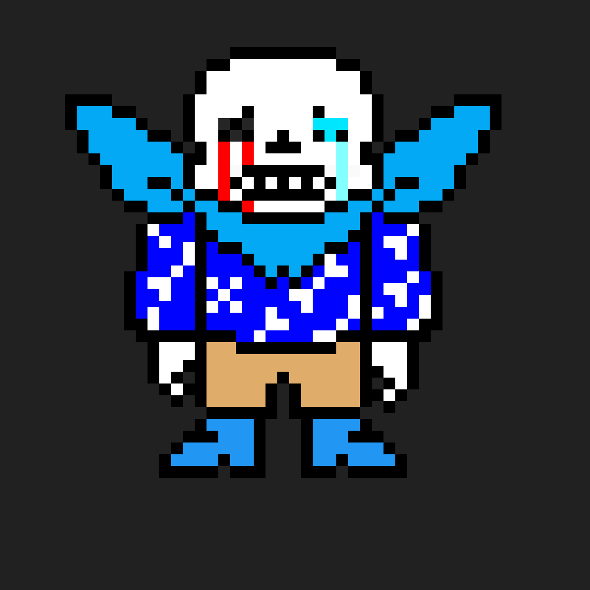 Pixilart - Buttontale Sans by 9iTcHy-b0i