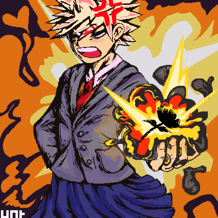 Pixilart - Natsuki BAKA-gou by InkfiniteColors