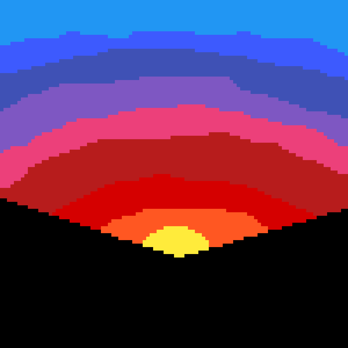 Editing Sunrise - Free online pixel art drawing tool - Pixilart