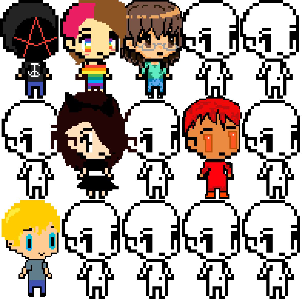 Editing colab - Free online pixel art drawing tool - Pixilart
