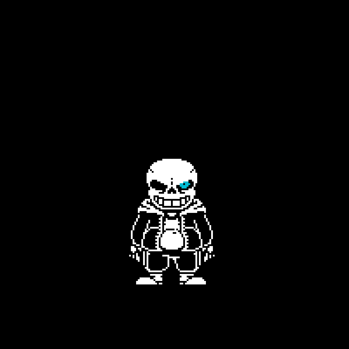 Pixilart - fnf sans by MR-E