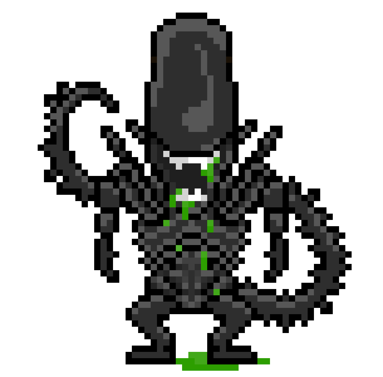 Pixilart - xenomorph acid by garrett5