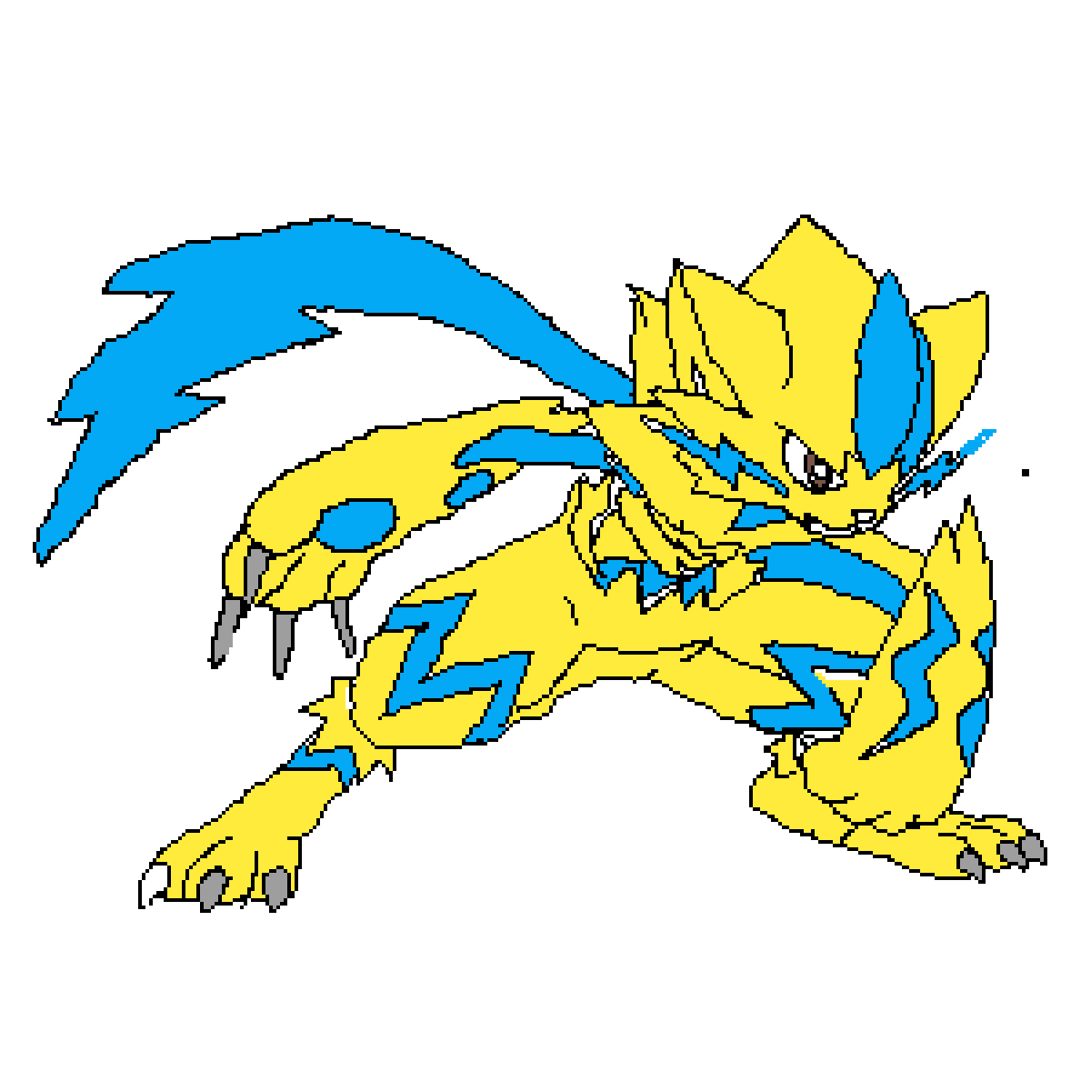 Pixilart - Zeraora by Naruto-mage