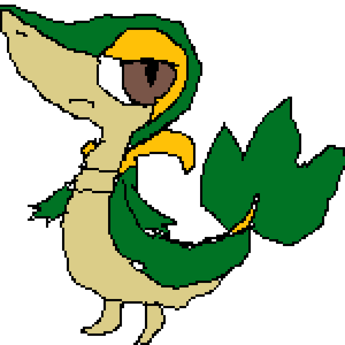 Pixilart - Snivy by lolzpolz0909