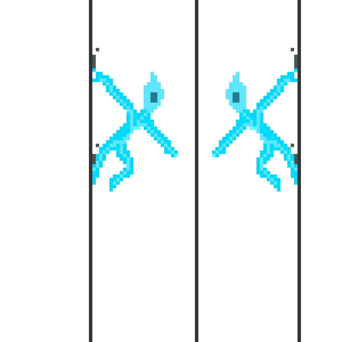 Pixilart - Crystal Guy Wall Slide by BraydenTheGamer