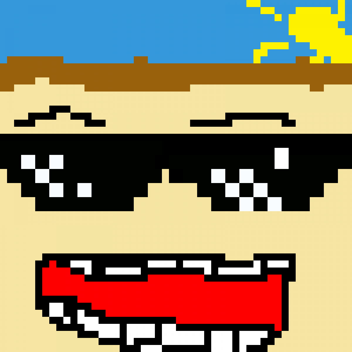 Pixilart - mlg guy by Pixel-man123