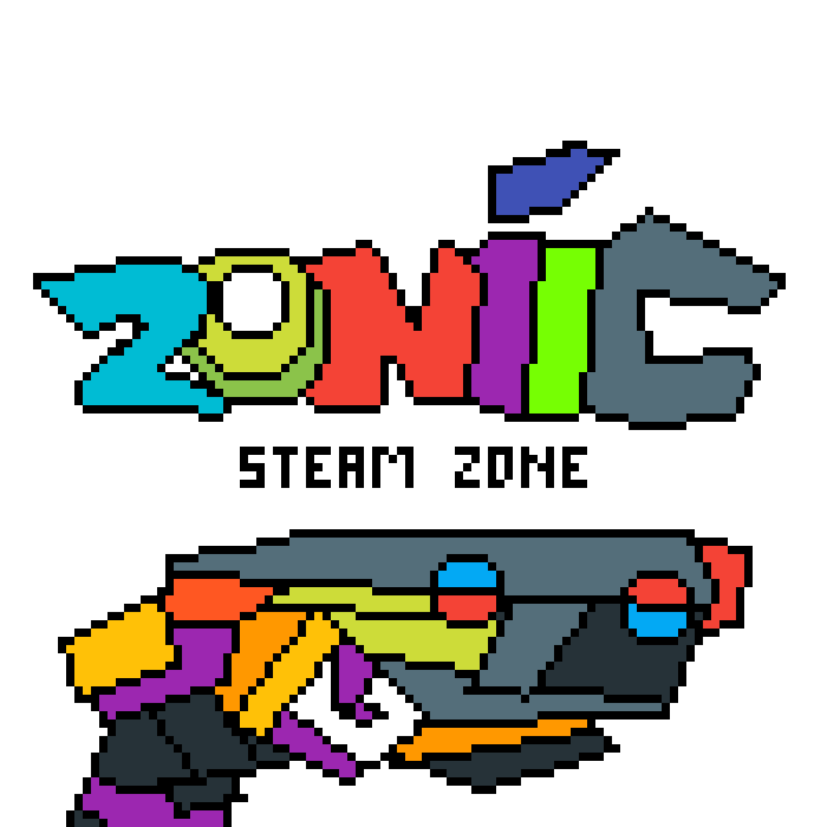 Pixilart - ZONIC steam zone version logo by Guest000