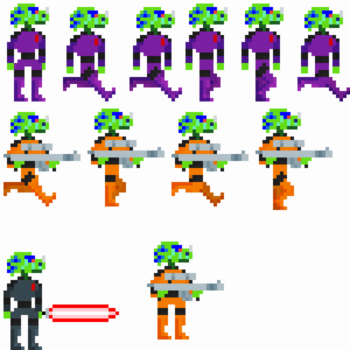 Editing goon sprites - Free online pixel art drawing tool - Pixilart