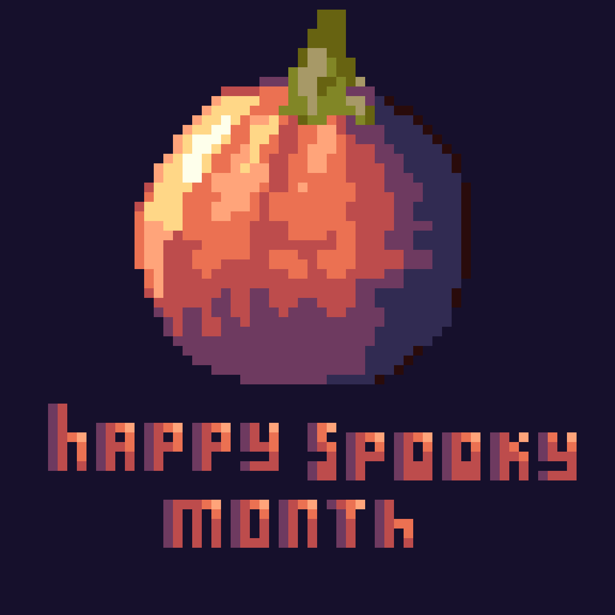 Pixilart - happy spooky month by Internet-person