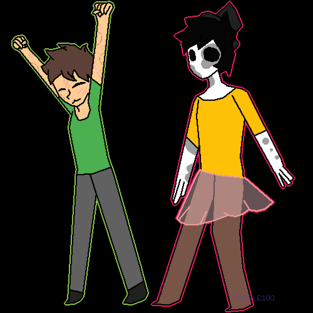 Pixilart - johnny and alex by CrypticCrows