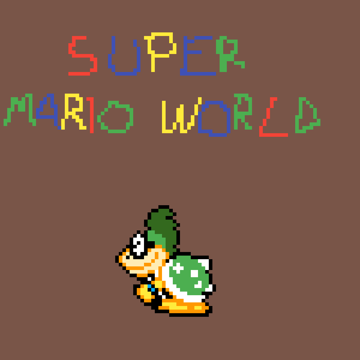Pixilart - SMW Iggy Koopa by ColinthePurpBro