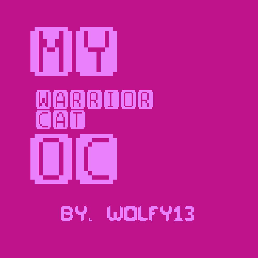 warriors-oc-contest-pixilart