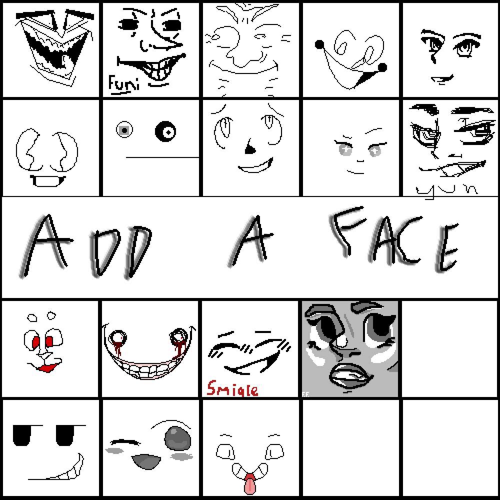 Pixilart - Add a face by BVROOMBVROOM