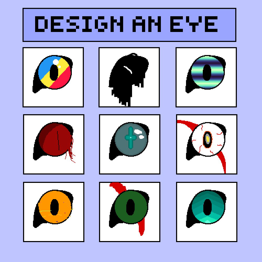 Edición EYES - Herramienta gratuita de dibujo en línea de pixel art ...