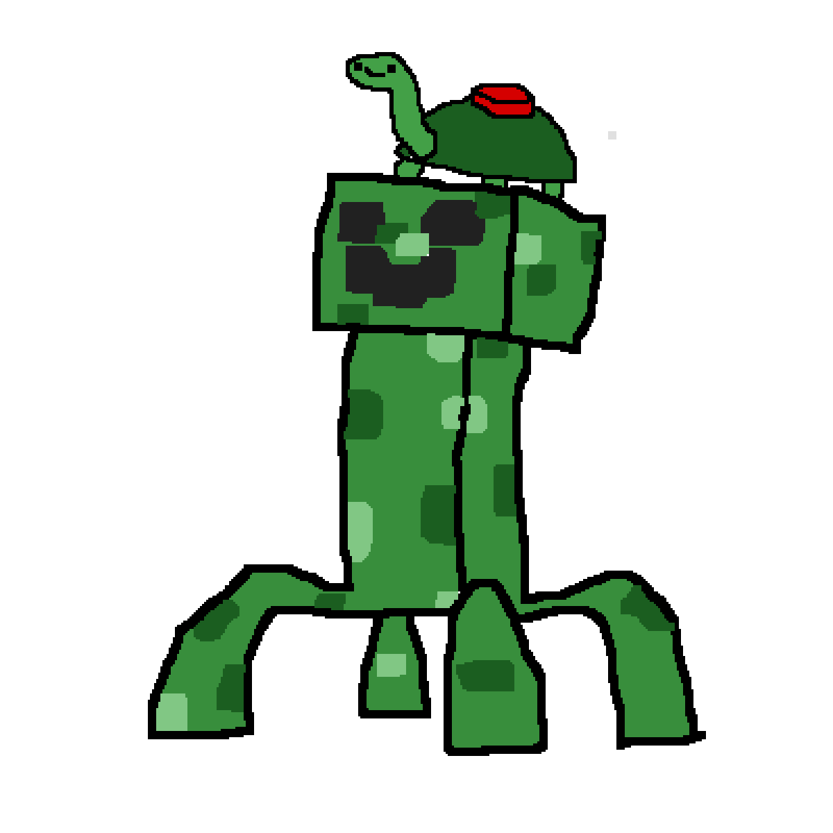 Pixilart - Mine turtle by justaboi