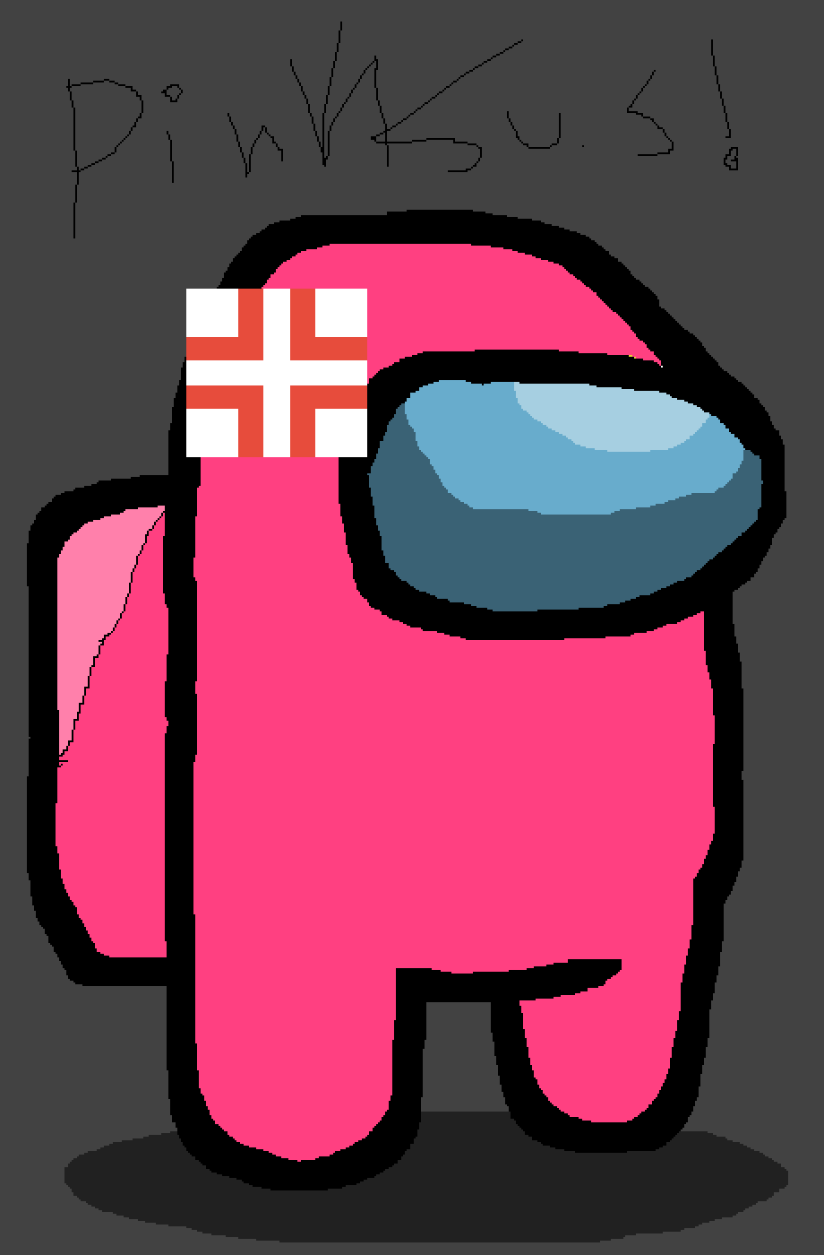 Pixilart - pink sus duh by creepy-girl