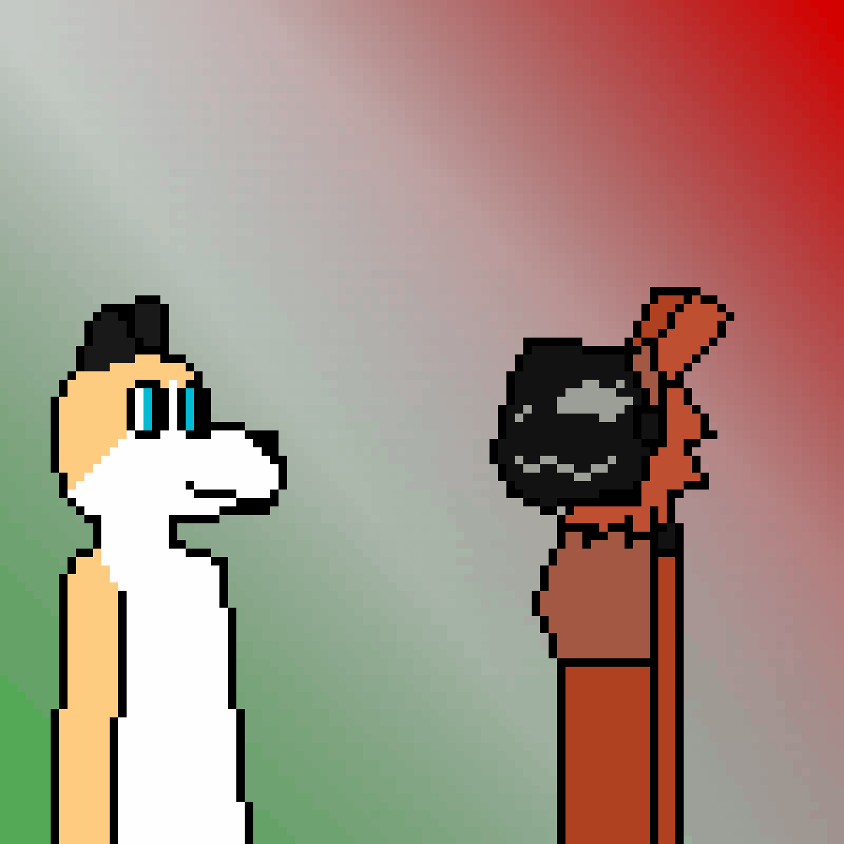 Pixilart - DeviantArt pfp by A-Red-Fox