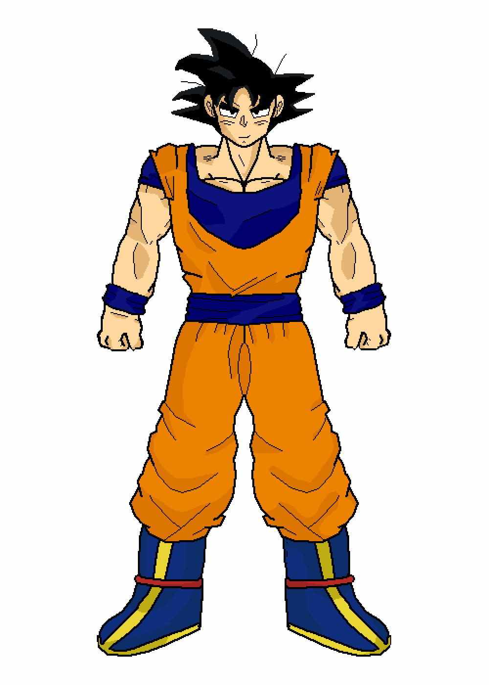 Pixilart - Son Goku (Fssj) by Rezok