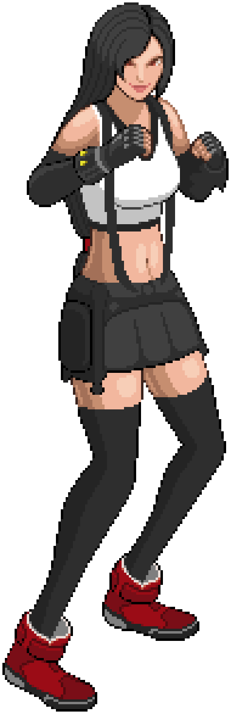 Pixilart - FF7 Remake Tifa by Terra-Vinco