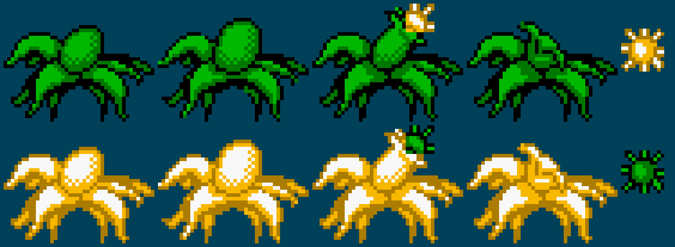 Pixilart - Spore Spitter sprites by Tuxedoedabyss03