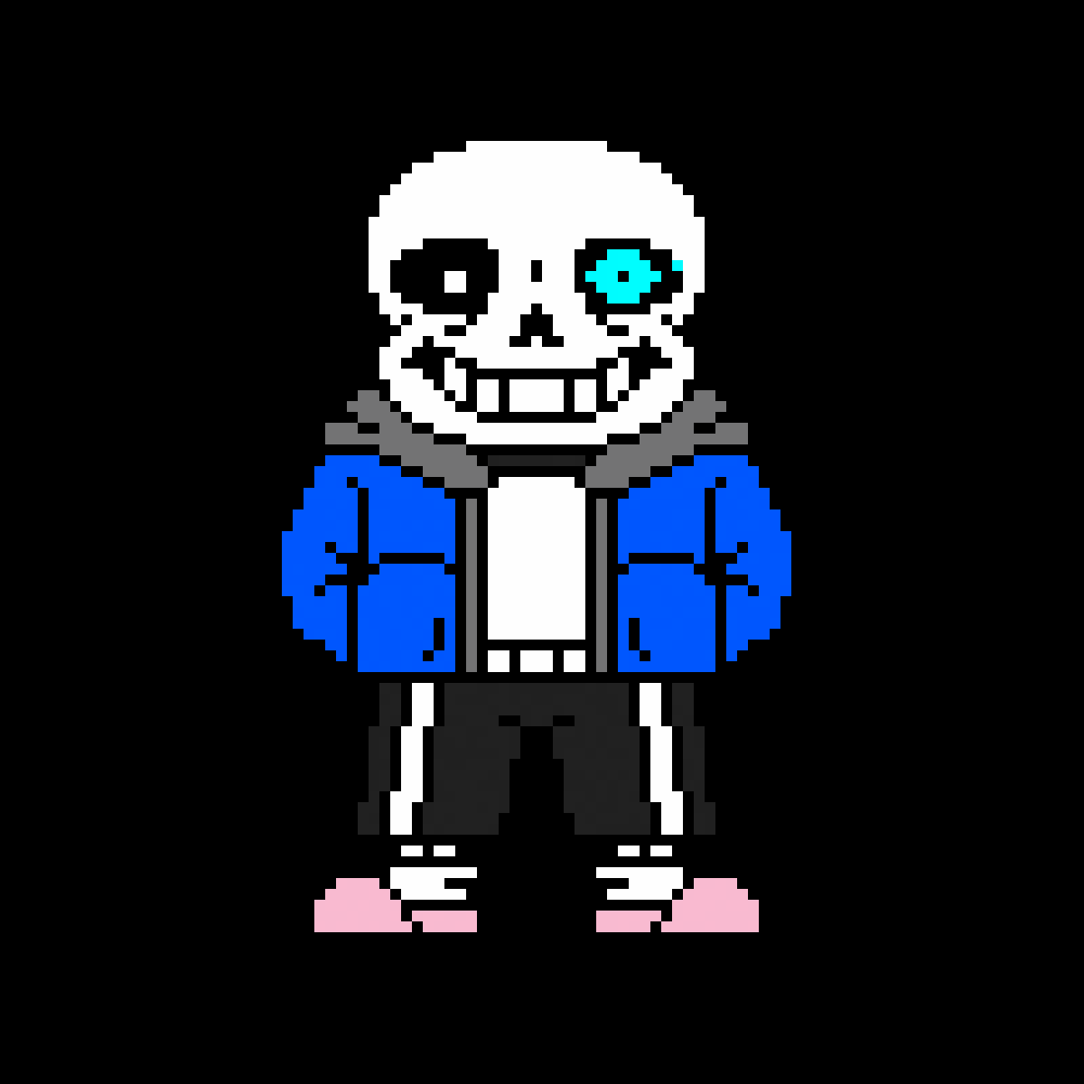 Pixilart - Sans by Phantom-Pixel