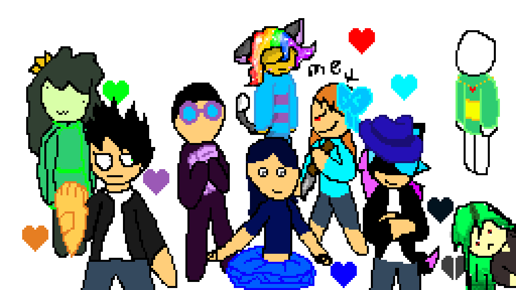 Editing Human souls -collab- - Free online pixel art drawing tool ...