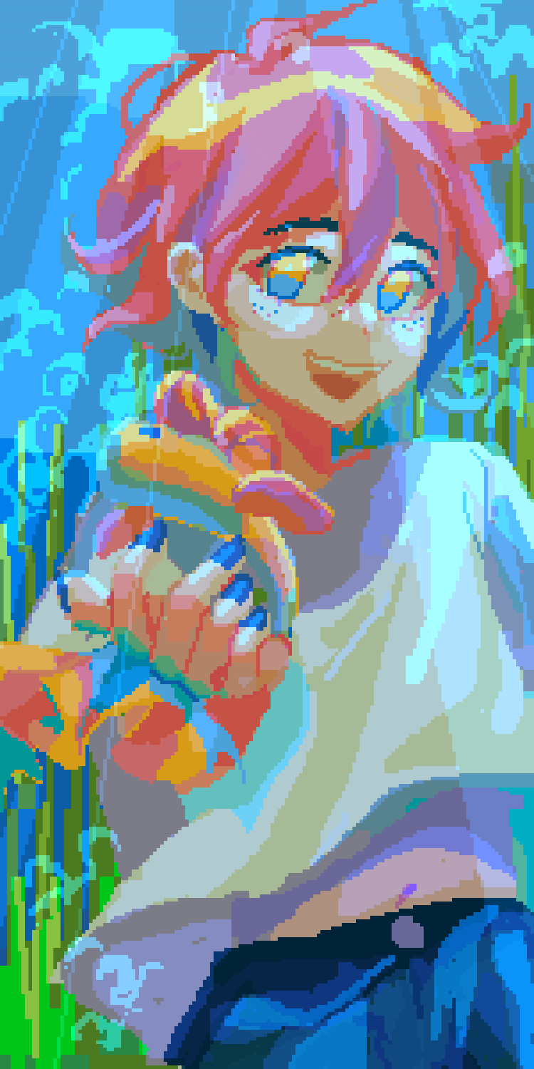 Pixilart - fish man by tofuuku