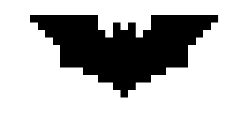 Editing Bat Symbol - Free online pixel art drawing tool - Pixilart