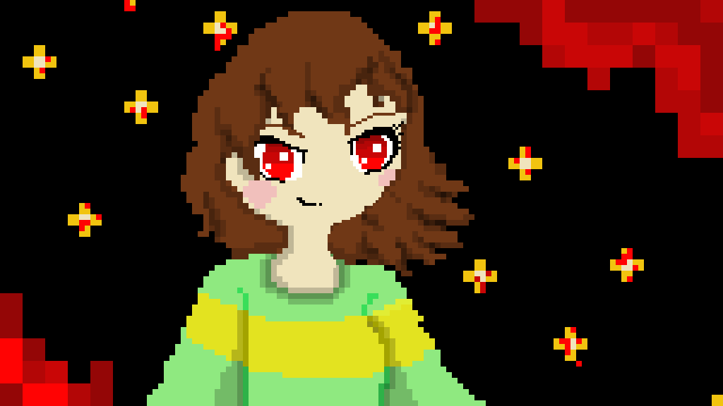 Editing Chara from undertale - Free online pixel art drawing tool ...