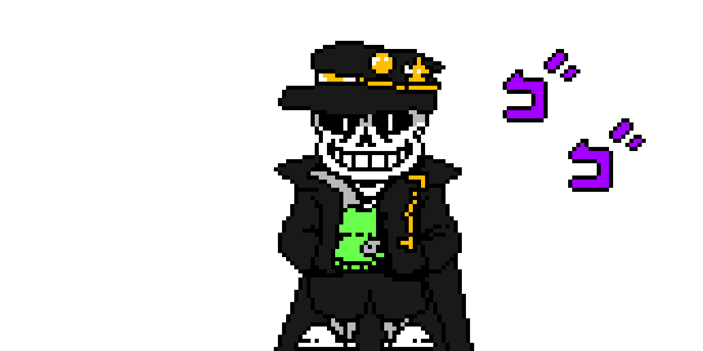 Pixilart - Jotaro sans by Chillcheese