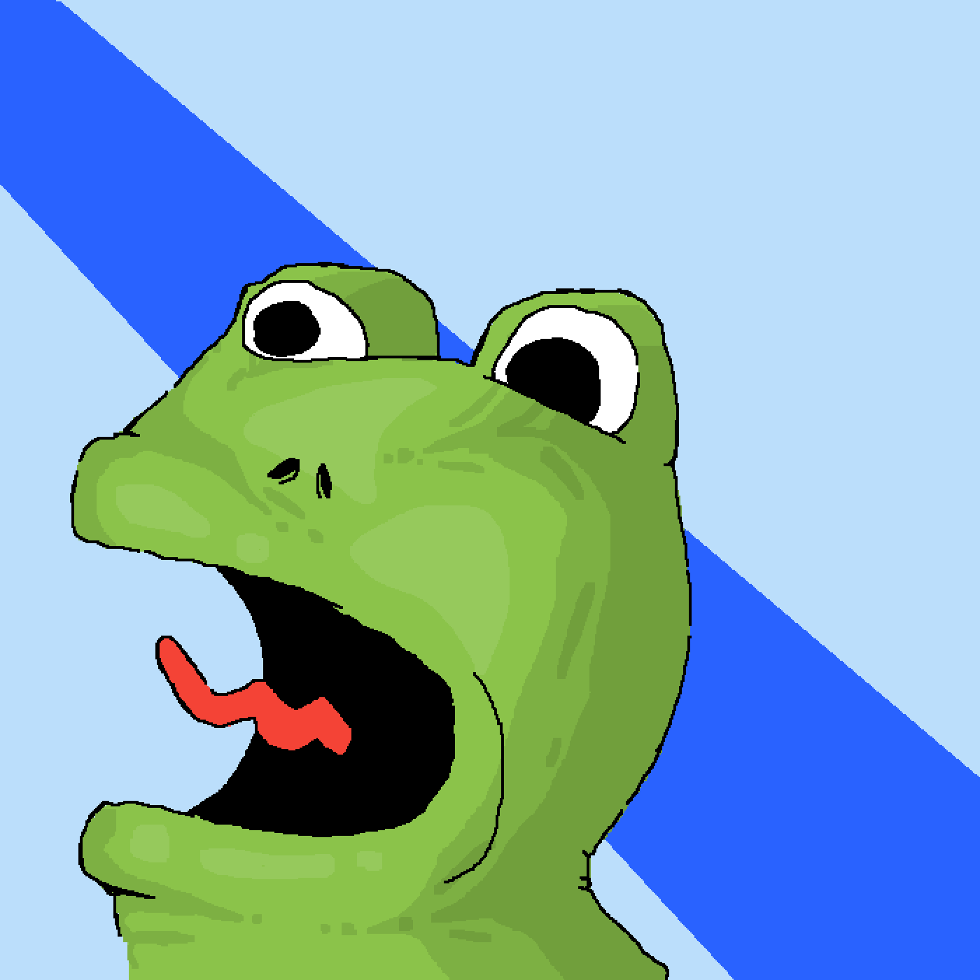 Pixilart - frogs screaming at night by Fatty123