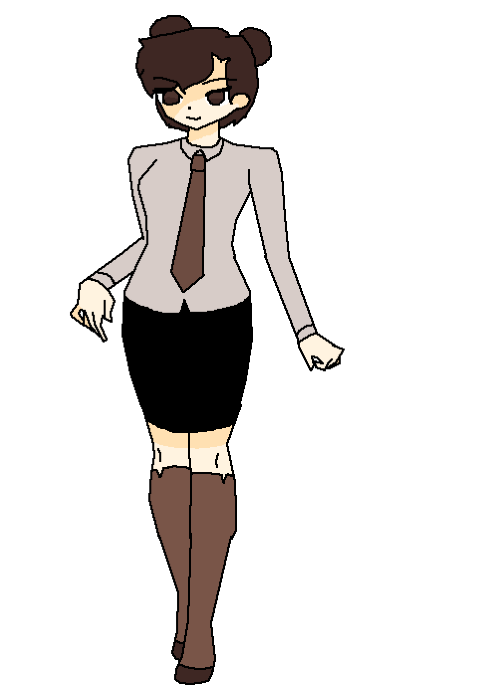 Pixilart - Female Human Freddy by Art-Has-A-Voice