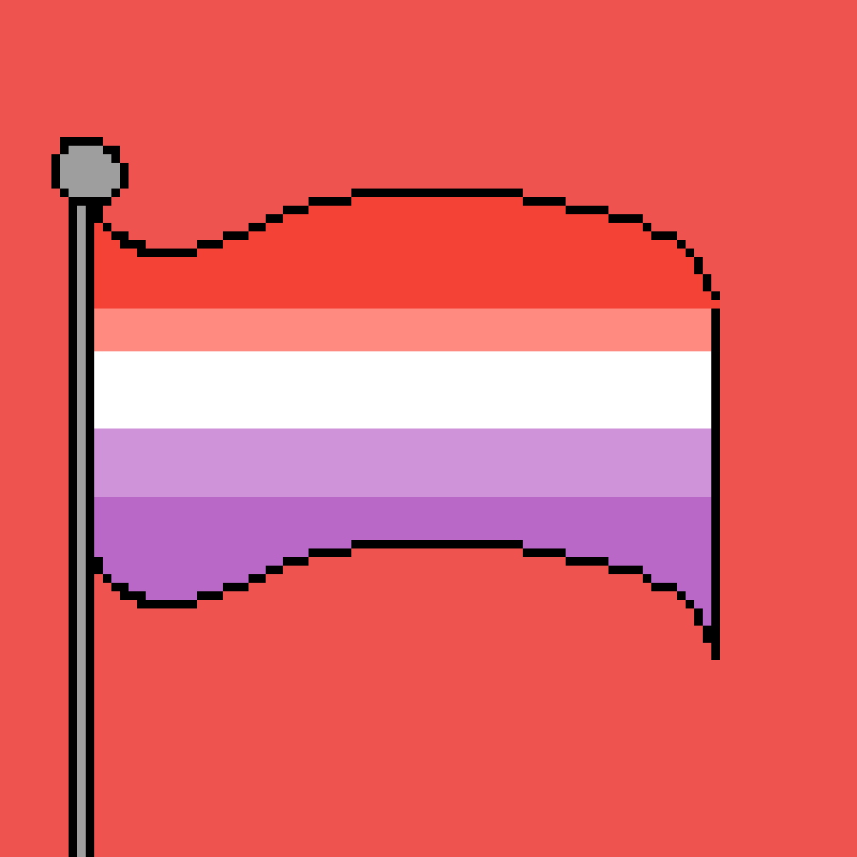 Edición Lesbian pride flag - Herramienta gratuita de dibujo en línea de ...