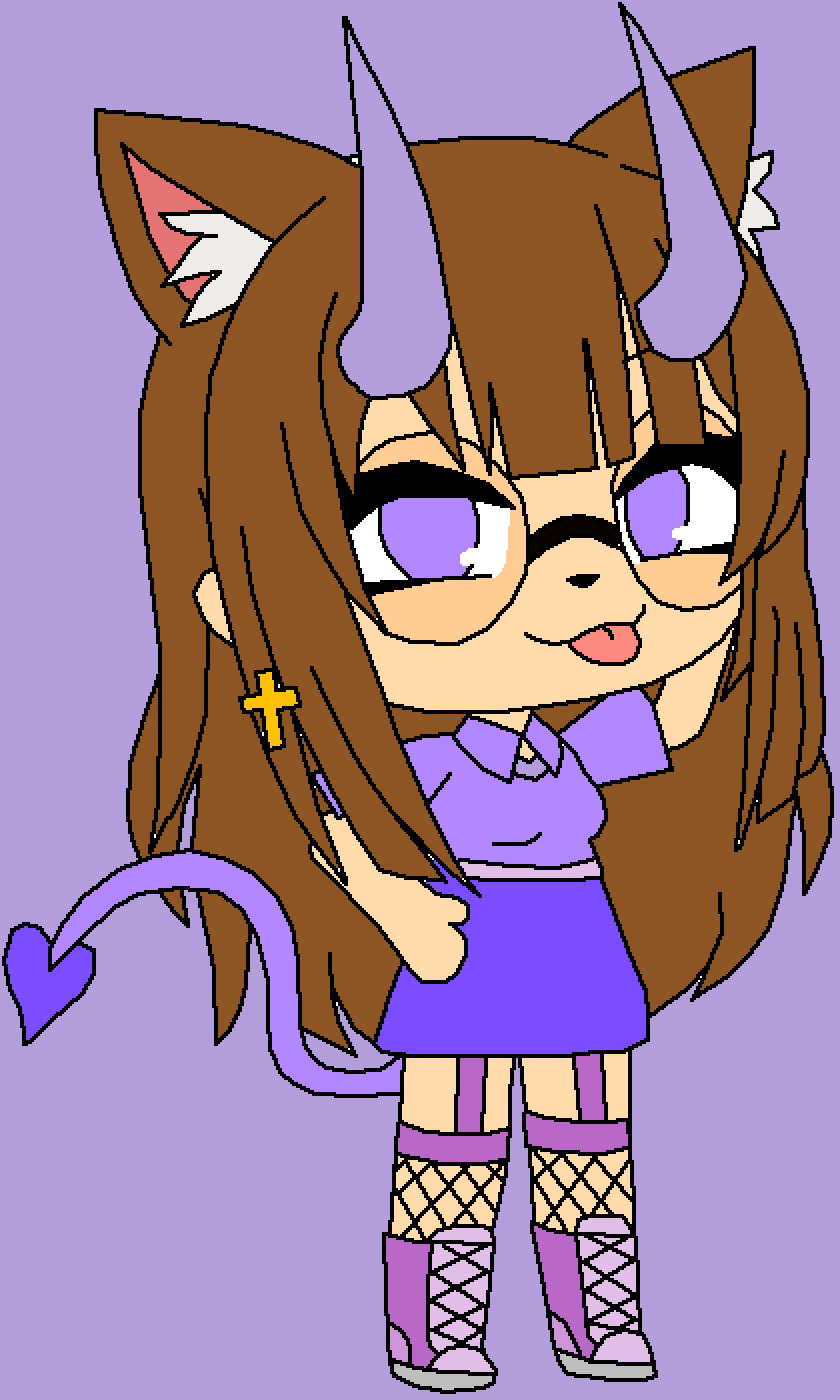 Pixilart Cute Gacha Girl By M34life