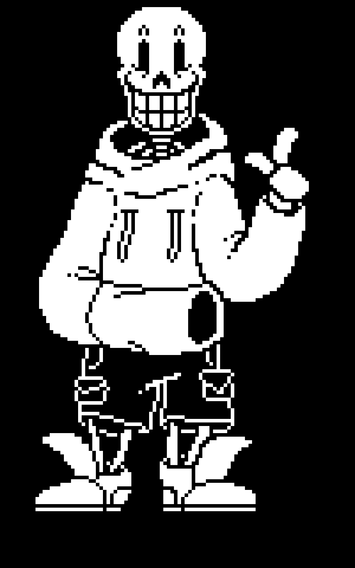 Pixilart - underswap papyrus V2 by eggy-flare