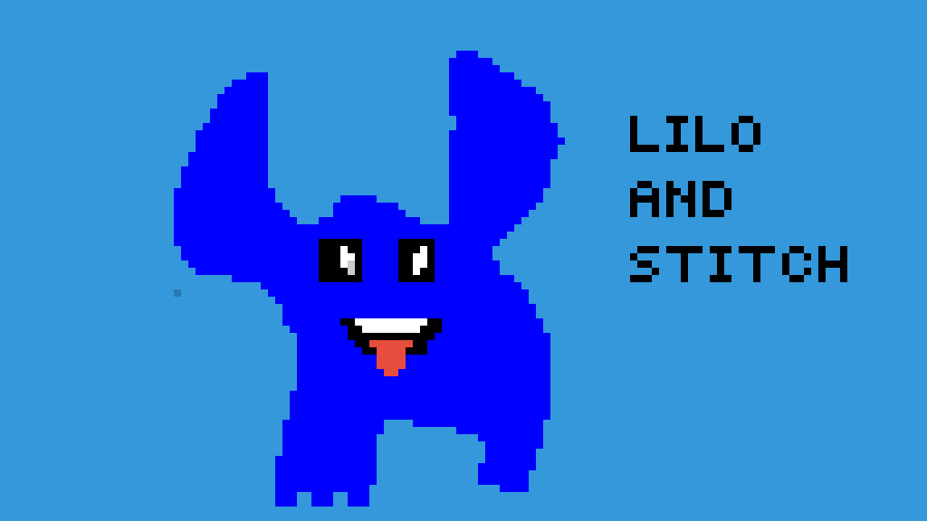 Pixilart - Lilo and stitch by Anonymous