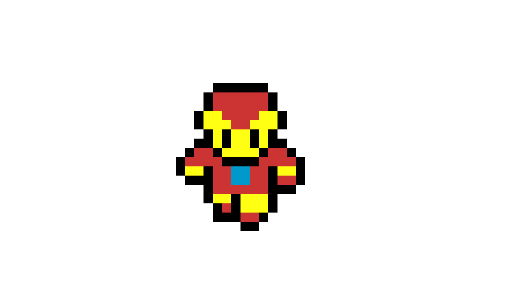 Editing Iron Man - Free online pixel art drawing tool - Pixilart