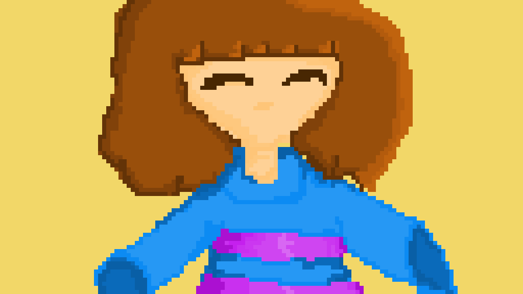 Pixilart - Frisk by Gamesfurever