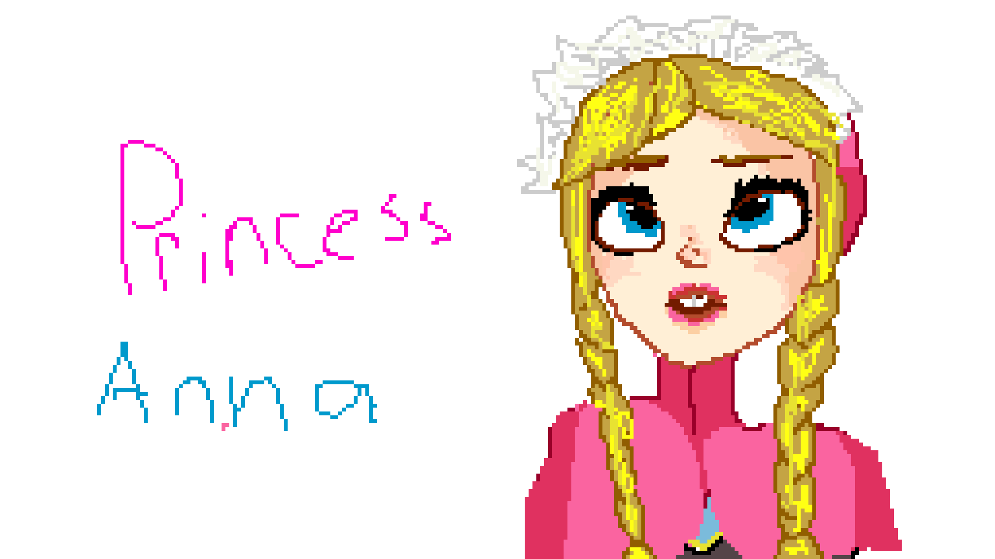 Edición Princess Anna - Herramienta gratuita de dibujo en línea de ...