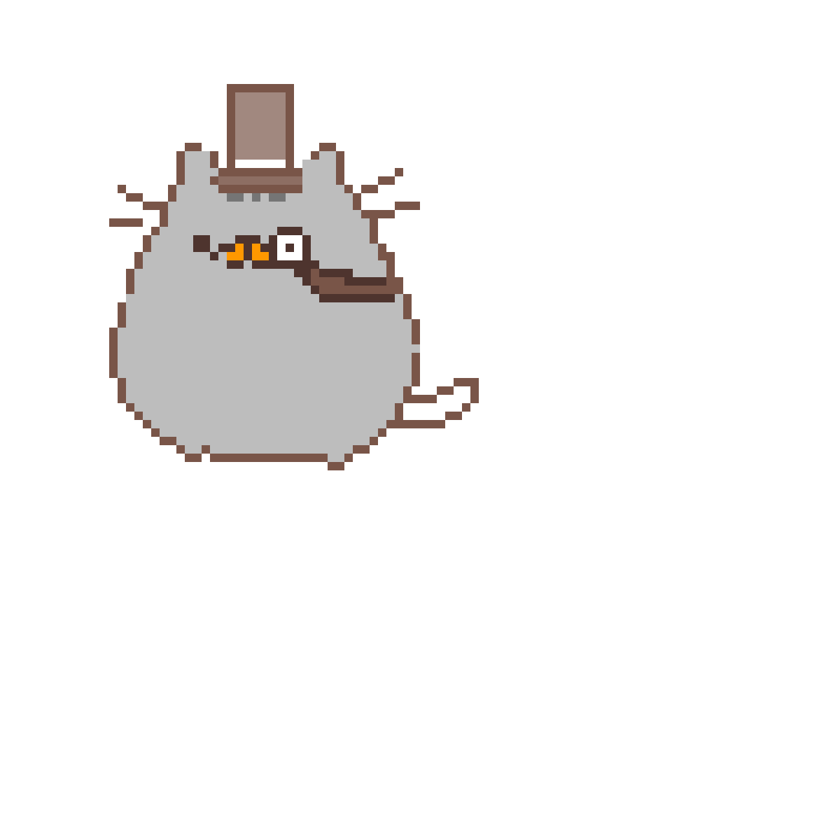 Editing pusheen - Free online pixel art drawing tool - Pixilart