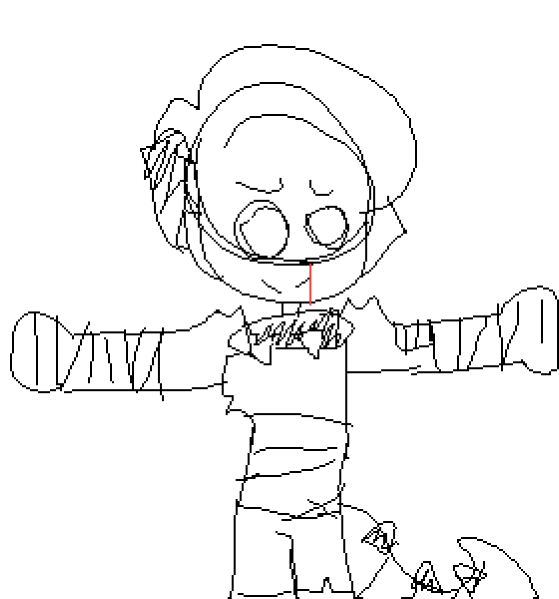 Pixilart - t pose by dinopiggydrawz