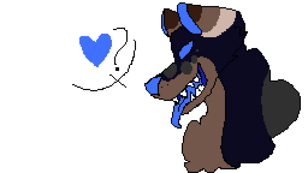 Pixilart - My new fursona! by Flamingo