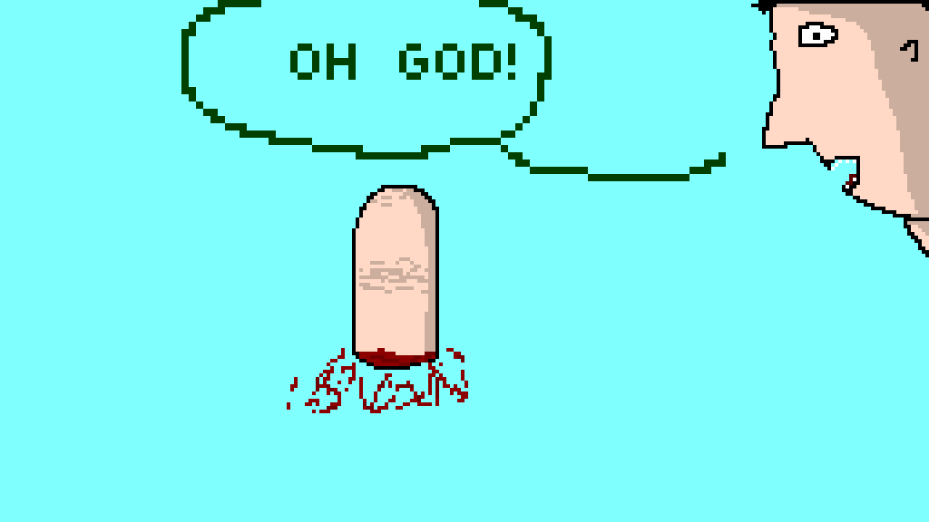 Pixilart - Cut Finger! by MrSlime